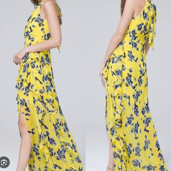 Eliza J | Dresses | Eliza J Yellow Maxi Dress | Poshmark
